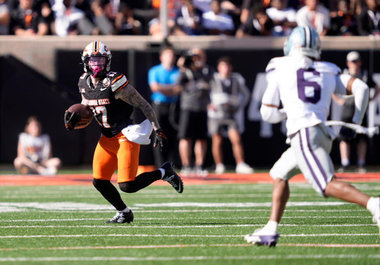 Oklahoma State football vs Kansas State highlights: Wildcats deny ...