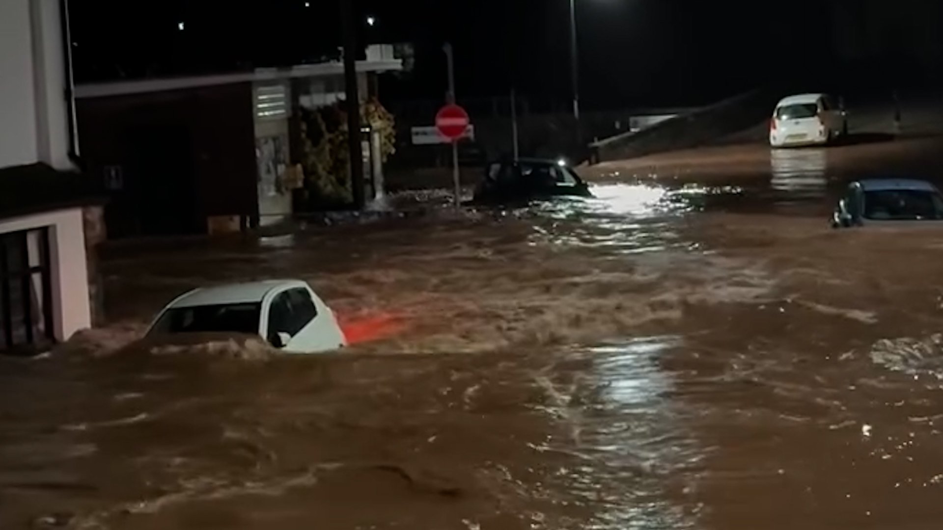 Storm Claudia leaves Waitrose submerged as major incident declared