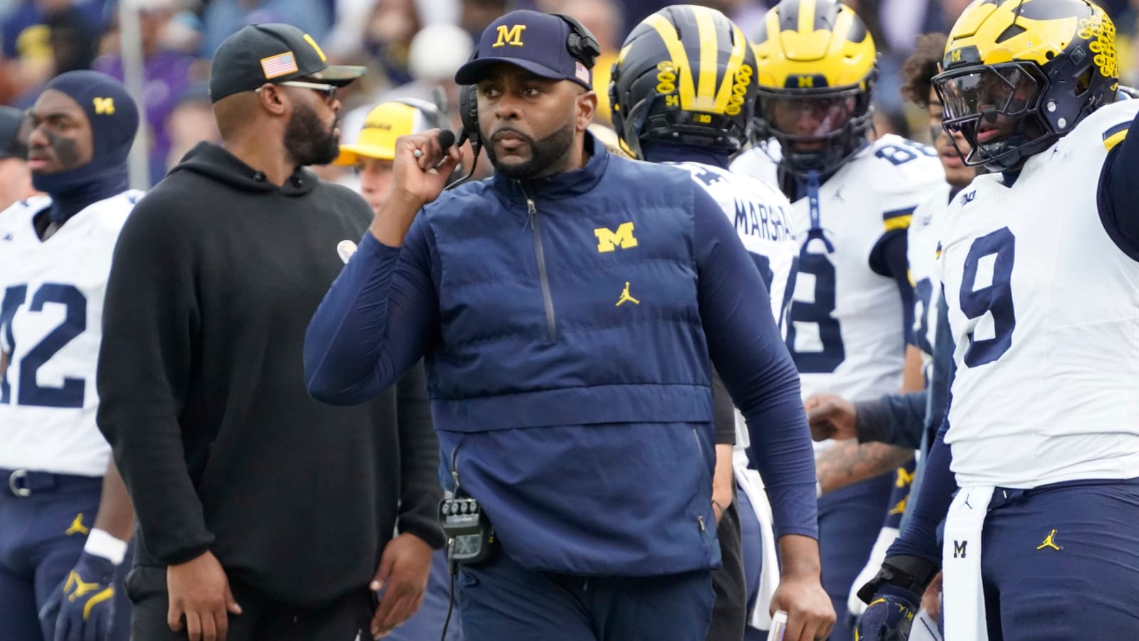 Everything Sherrone Moore said after Michigan’s 24-22 win over Northwestern