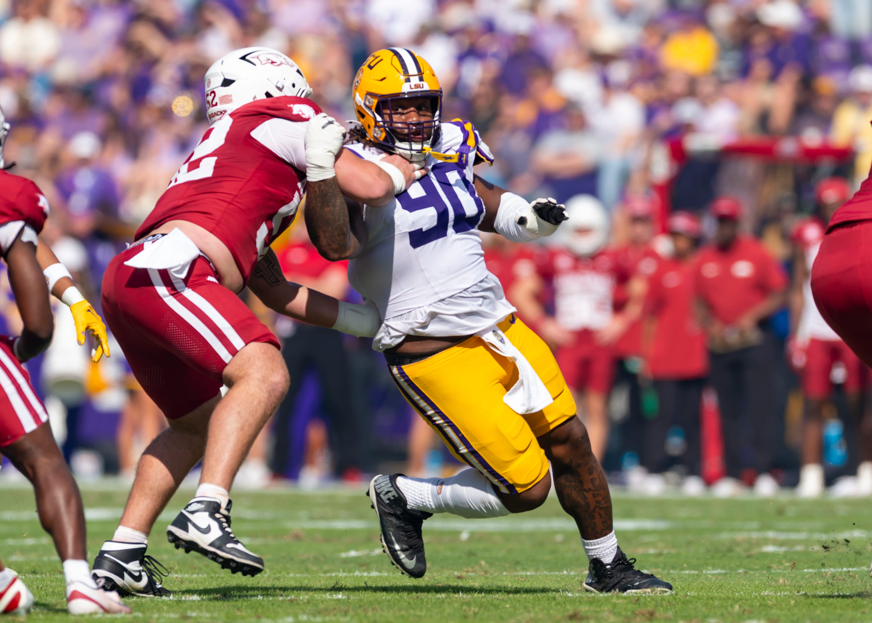 Michael Van Buren TD pass gives LSU lead over Arkansas in fourth ...