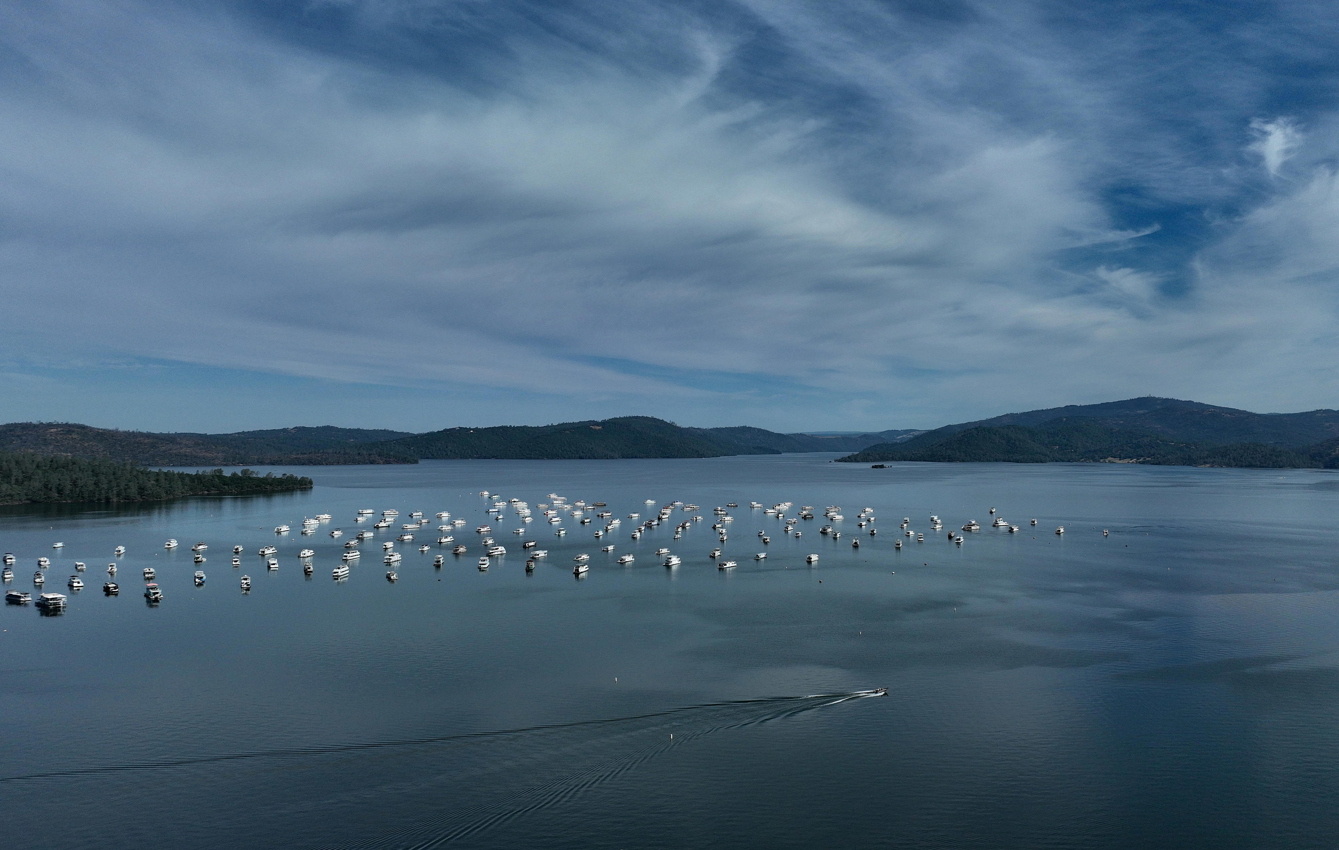 How much water is in Lake Shasta, California reservoirs in 2026?