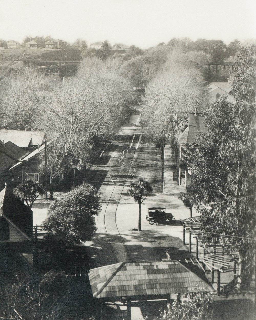 Focal Point | Streetcar tracks in Capitola in the 1920s