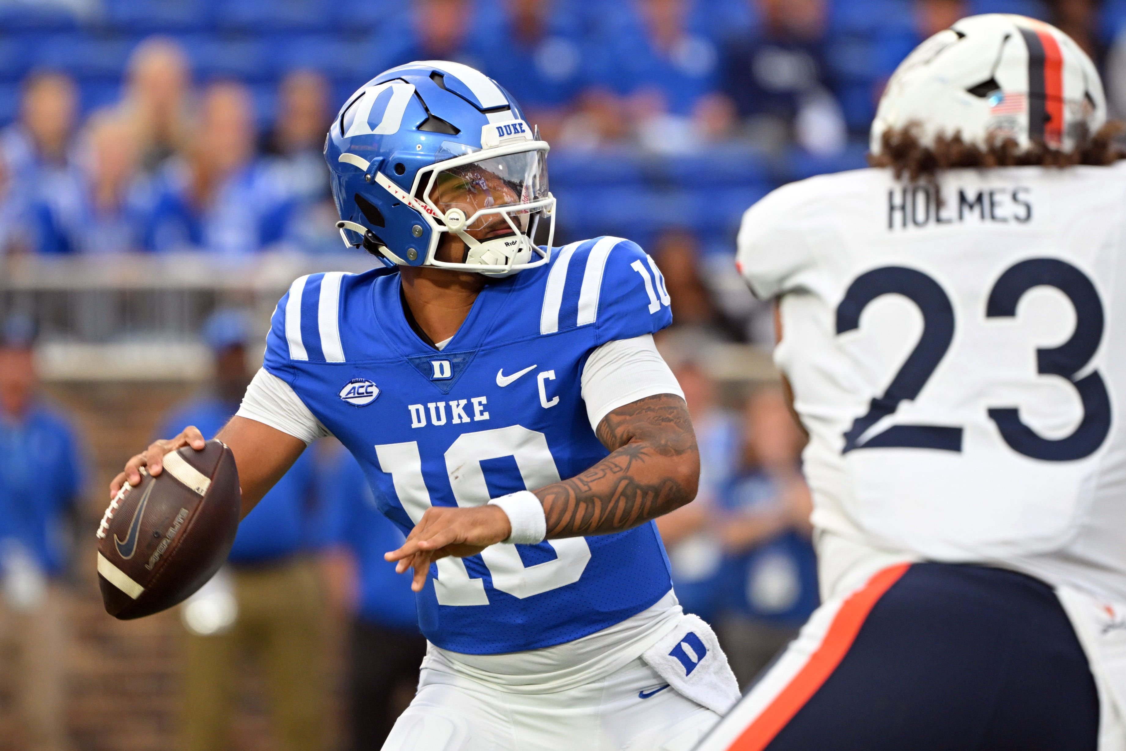 Duke football vs Virginia highlights: Cavaliers down Blue Devils at home