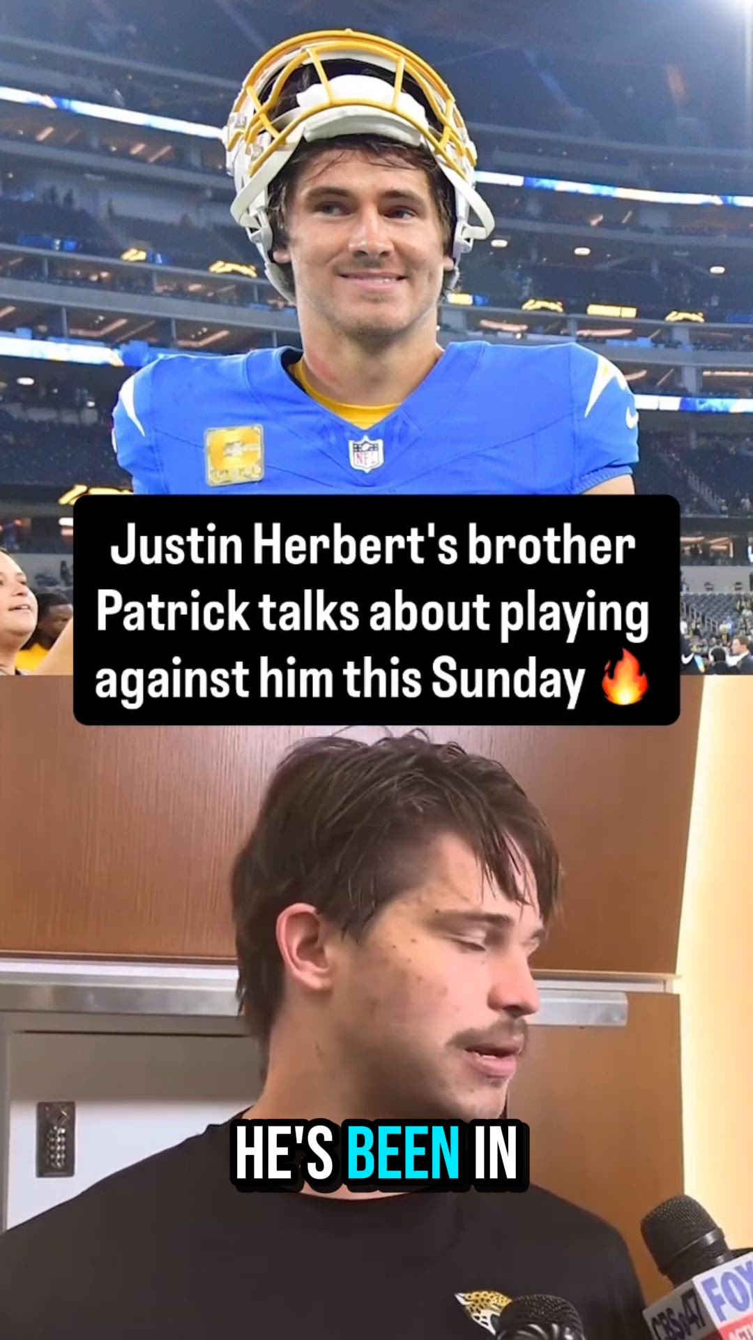 Patrick Herbert Talks About Playing Against His Brother