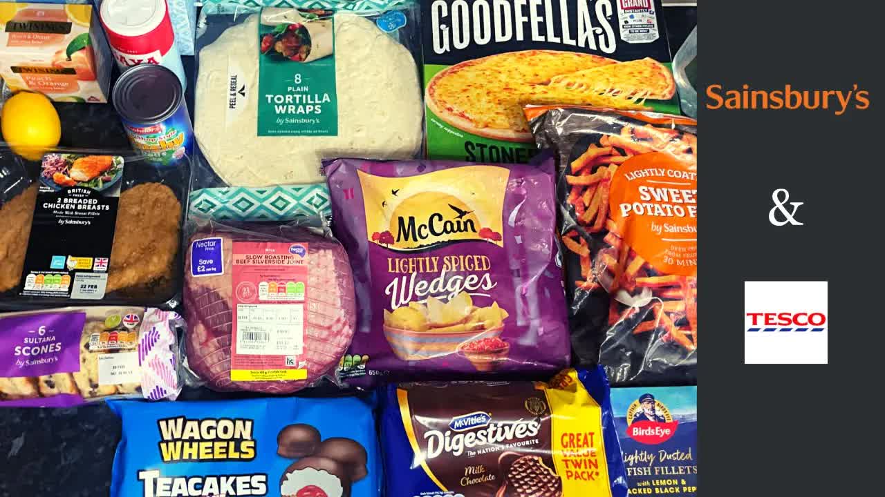 Sainsbury's & Tesco Food Scotland | UK Family grocery haul | Saturday ...