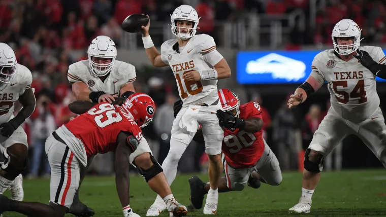 Arch Manning live stats: Updated Texas vs. Georgia score, highlights ...