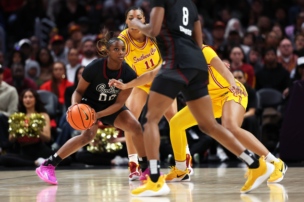 No. 2 South Carolina beats No. 8 Southern California 69-52 in 'The Real ...