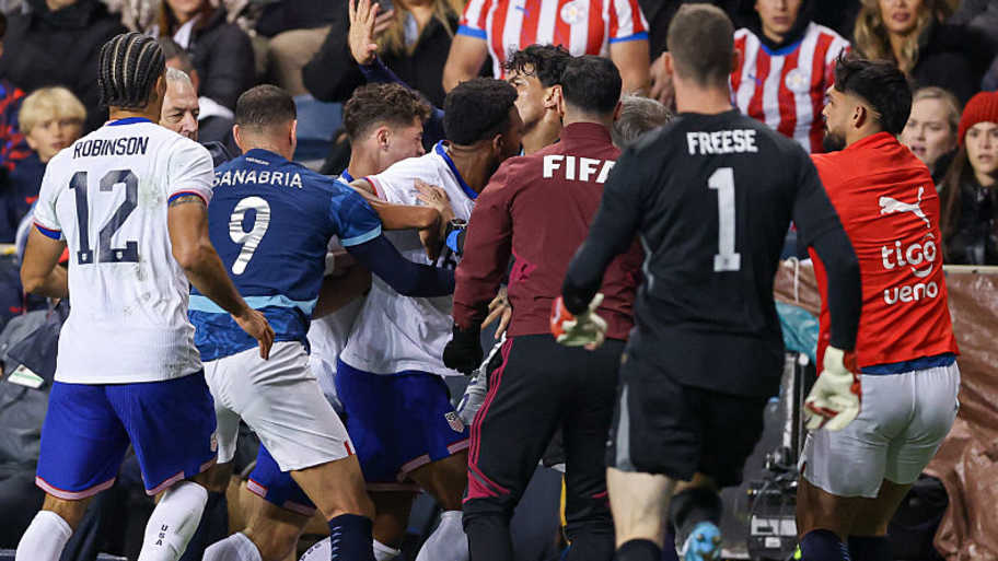 Punches Thrown in Benches-Clearing Brawl During USMNT’s Win Over Paraguay