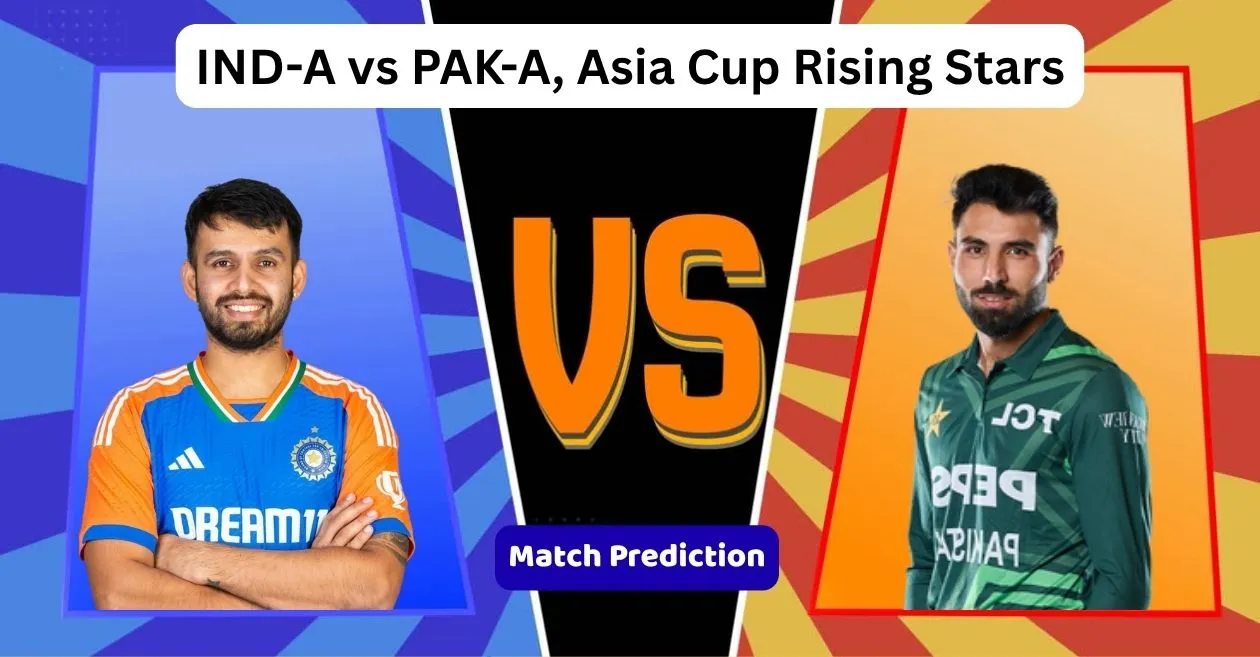 IND-A vs PAK-A, Asia Cup Rising Stars T20 Match Prediction: Who will ...