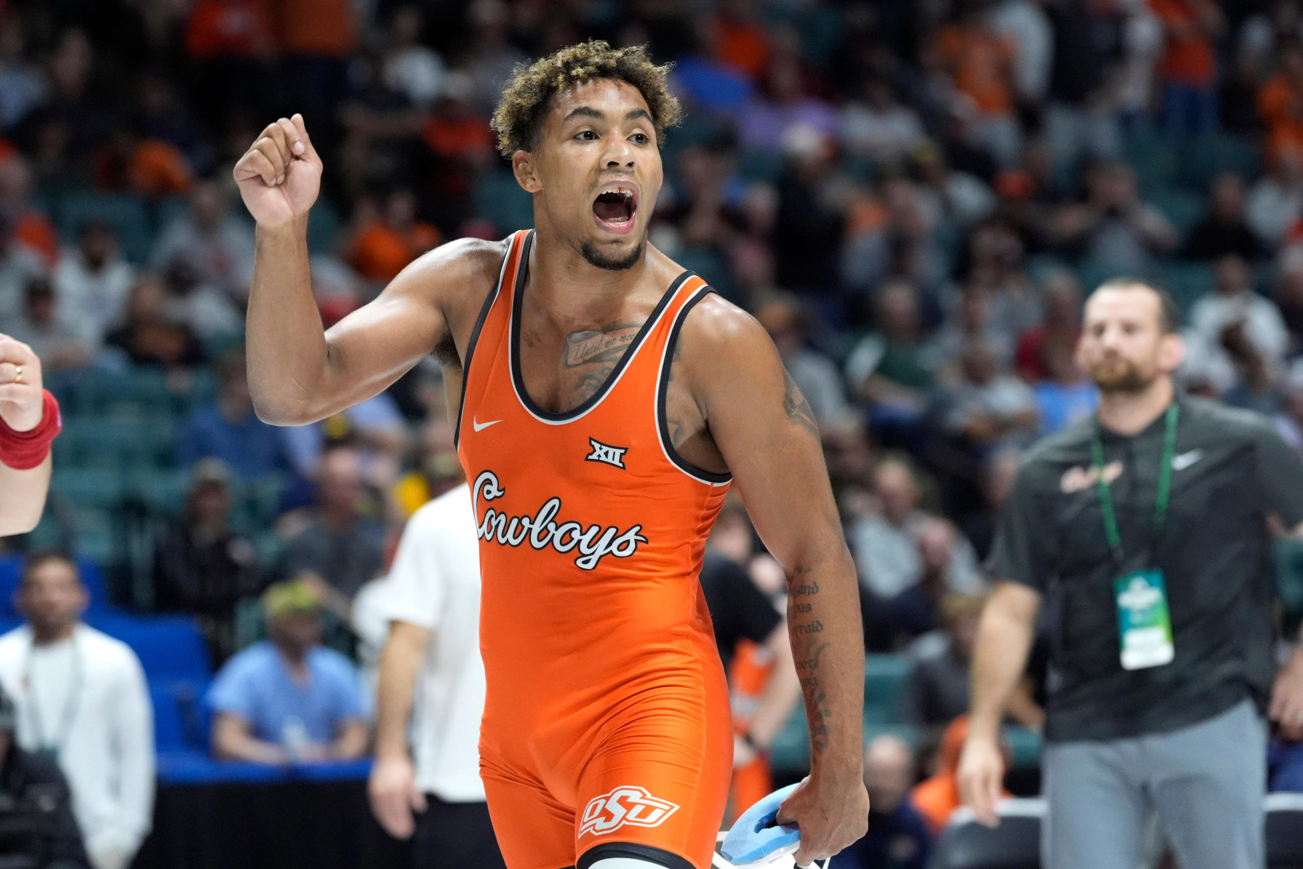 Oklahoma State wrestling beats NC State, will face Iowa in National ...