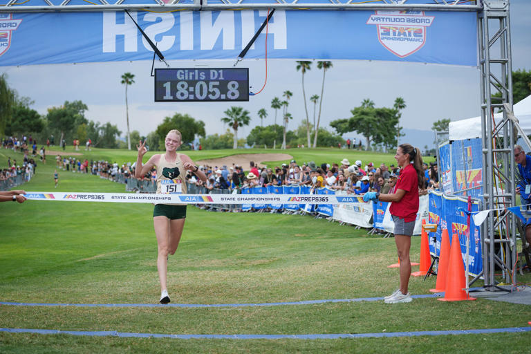 Vote. Republic's 2025 all-AZ girls high school cross-country team.