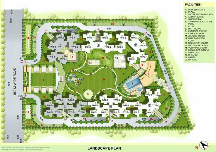 6 Contoh Site Plan Perumahan Modern dengan Desain Estetis