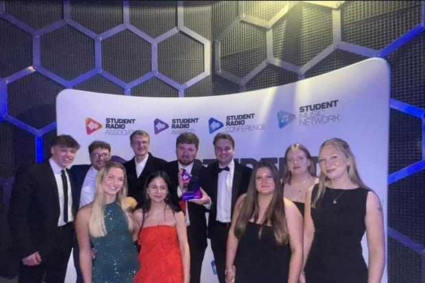 Bournemouth University's student radio station wins big at national awards