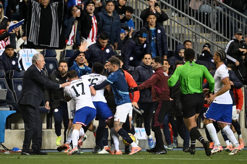 USMNT brawl with Paraguay mars end of match for Mauricio Pochettino's ...