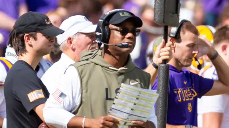 LSU gets first win under Frank Wilson against Arkansas