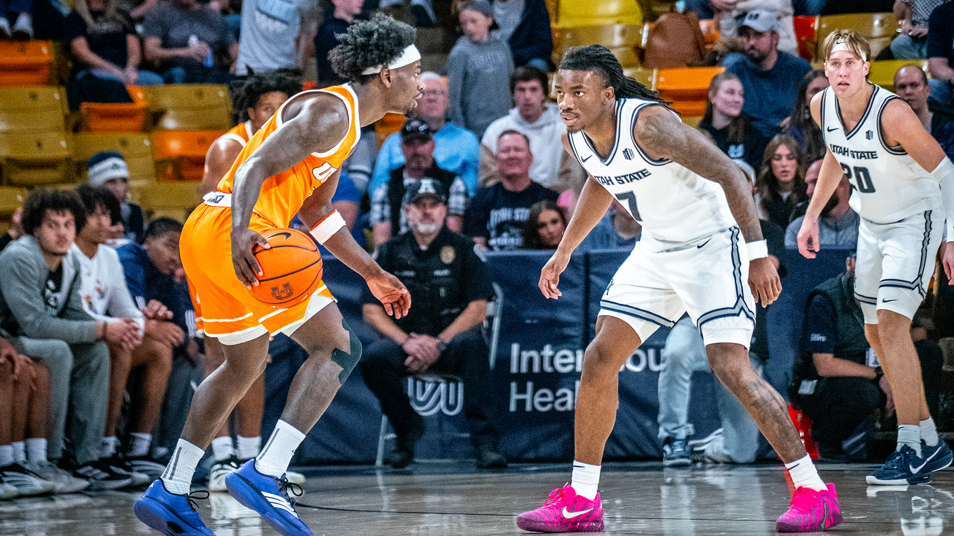 Cold UTEP men's basketball team can't keep up with Utah State, falls to 2-2
