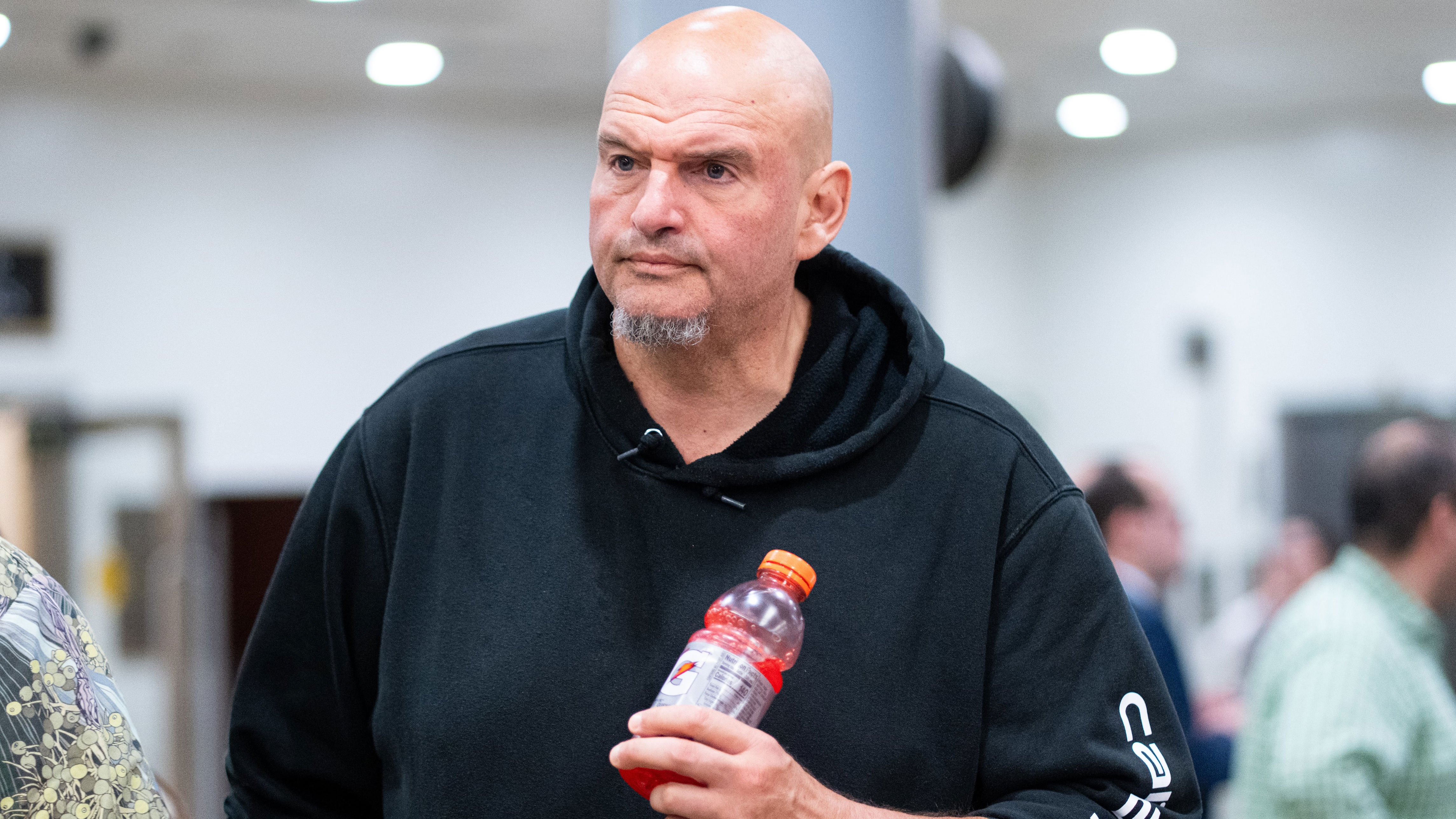 Fetterman Reveals Busted-Up Face After New Health Scare