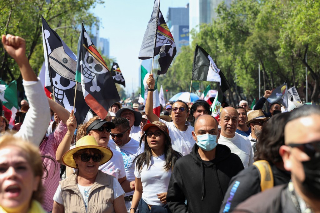 Thousands take to the streets in Mexico City for ‘Gen Z’ protests crime ...