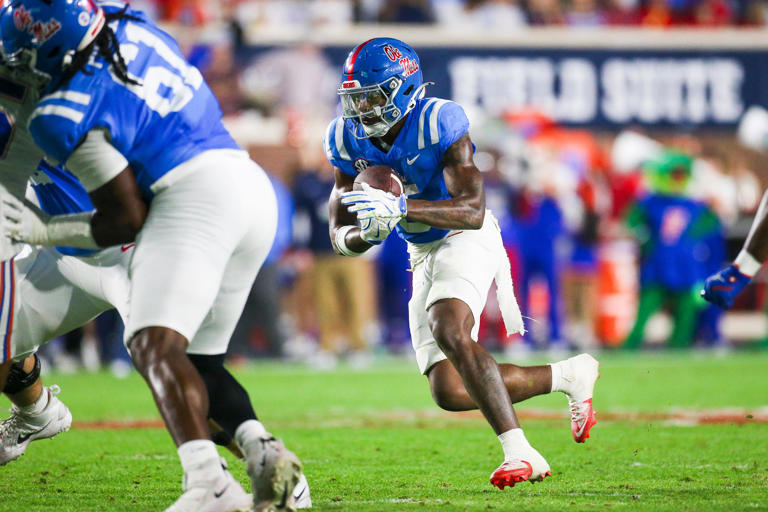 Pete Golding gives Kewan Lacy injury update after Ole Miss beats Tulane ...