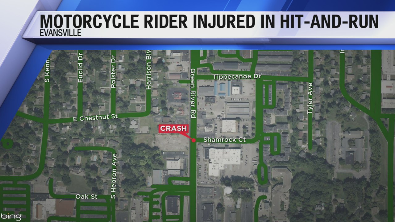 Evansville police respond to 3 motorcycle crashes on Friday