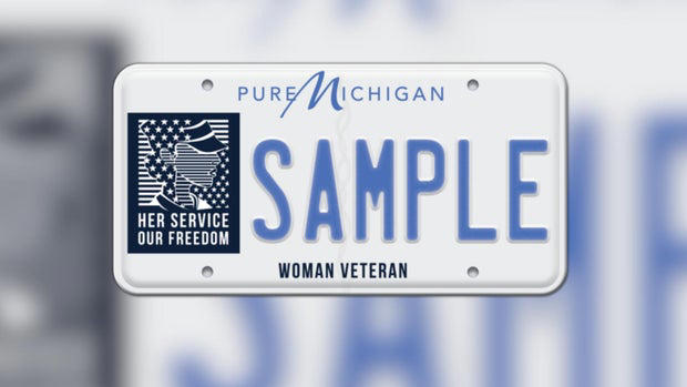 Michigan license plate celebrates women veterans with special tribute