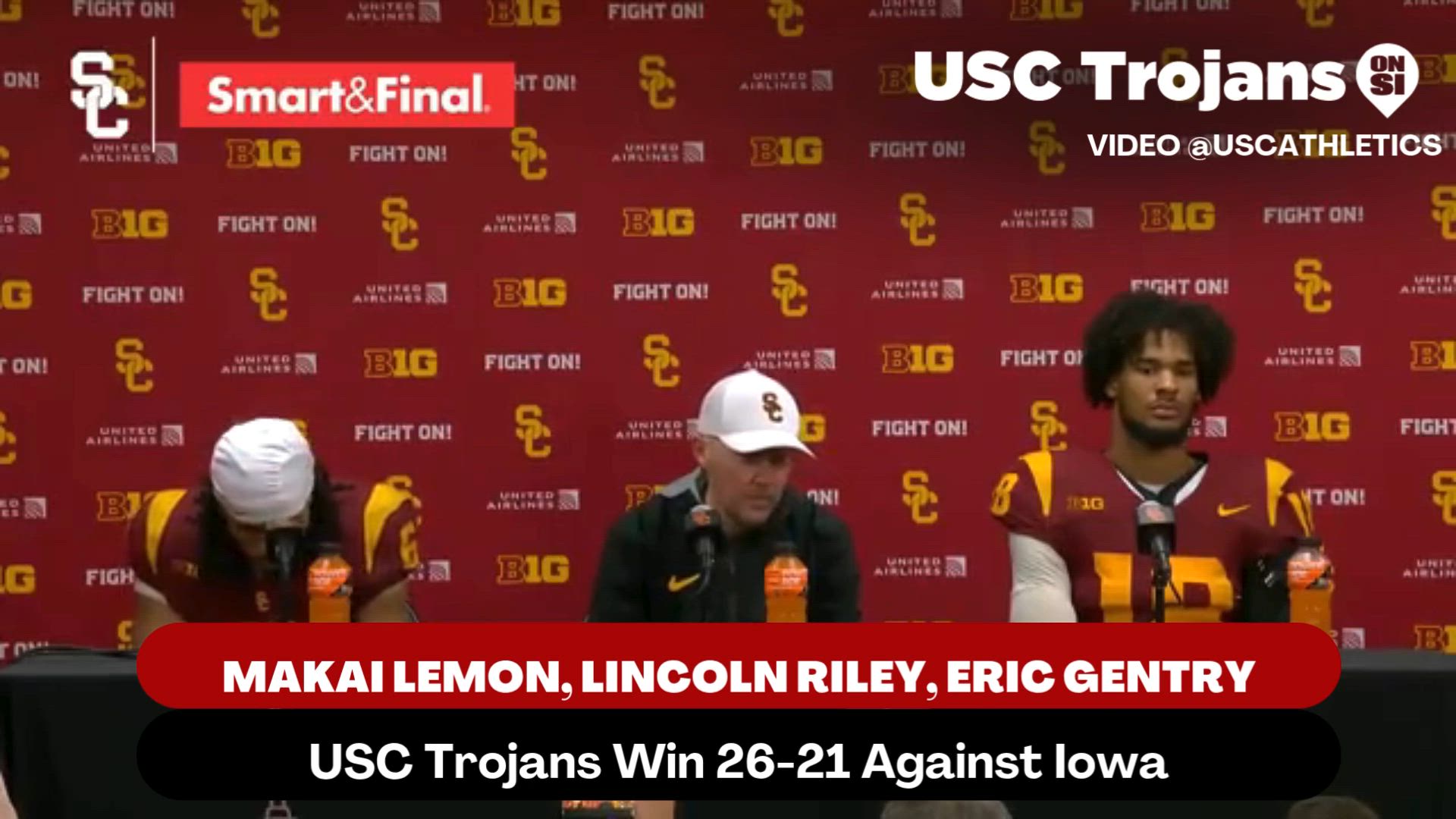USC Trojans discuss how their defense responded to Iowa