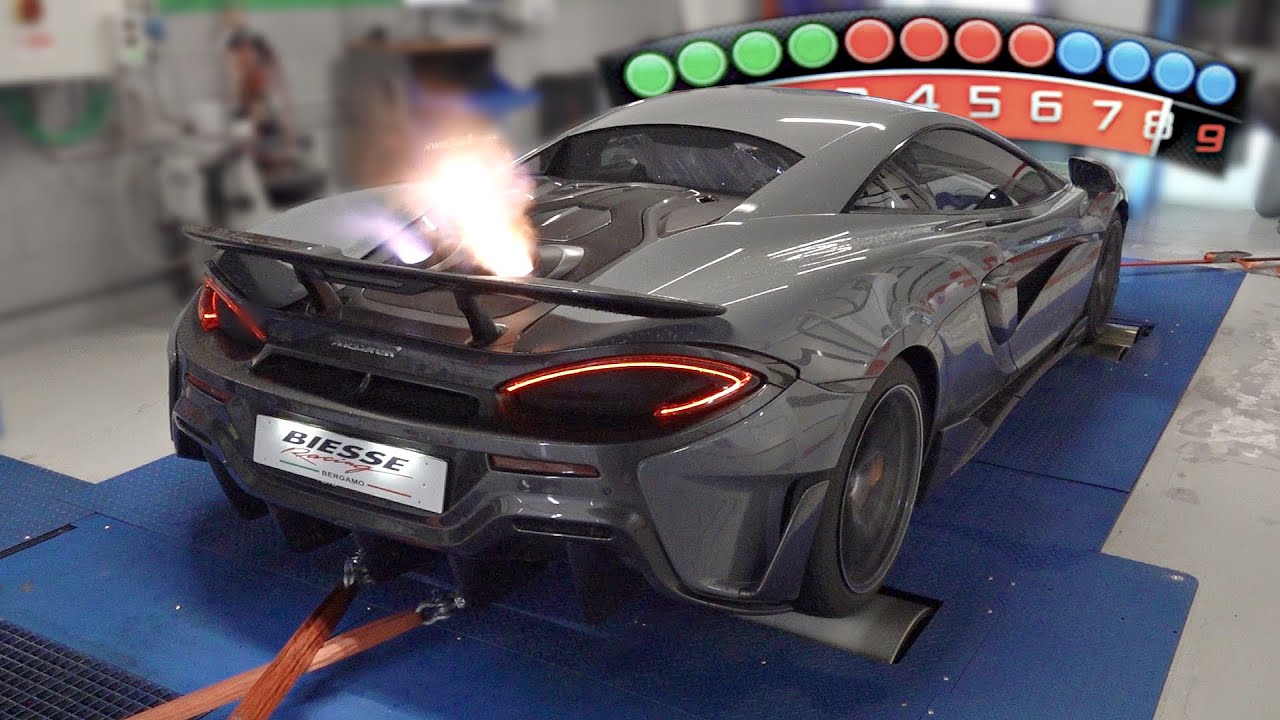 McLaren 600LT: Flammen und Zwischengas am Prüfstand