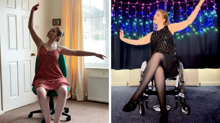 Wheelchair user adapts Strictly dance routines
