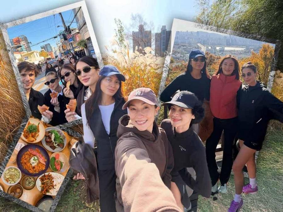 Anne Curtis, Solenn Heussaff, and Isabelle Daza soak in Seoul