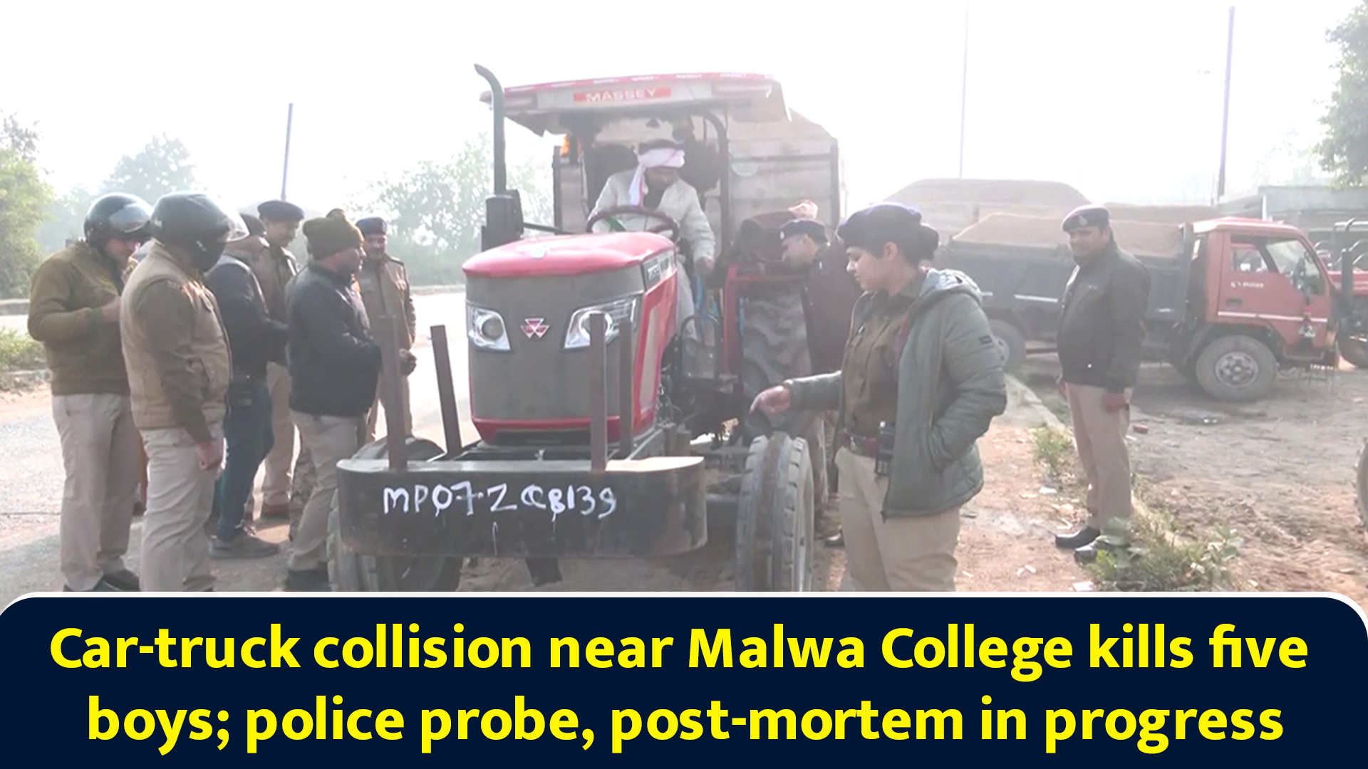 Car-truck collision near Malwa College kills five boys; police probe ...