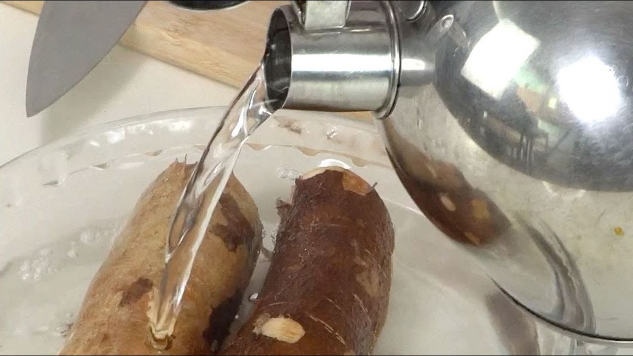 Dica de congelar e descascar a mandioca