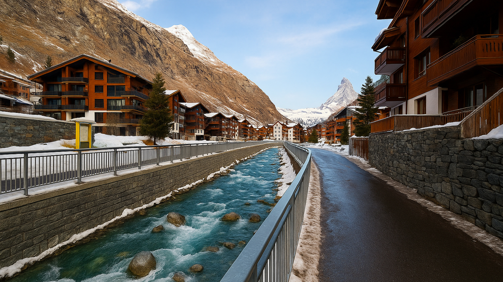 Zermatt: A cidade alpina de conto de fadas na Suíça (4K)