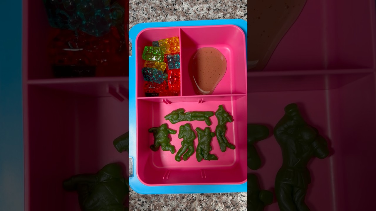 Packing school lunch with only toys included