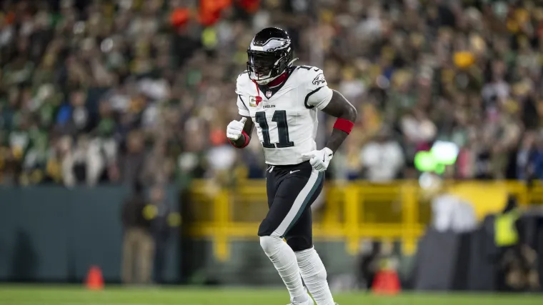 Why does AJ Brown wear red? The heartful reason Eagles star WR wears ...