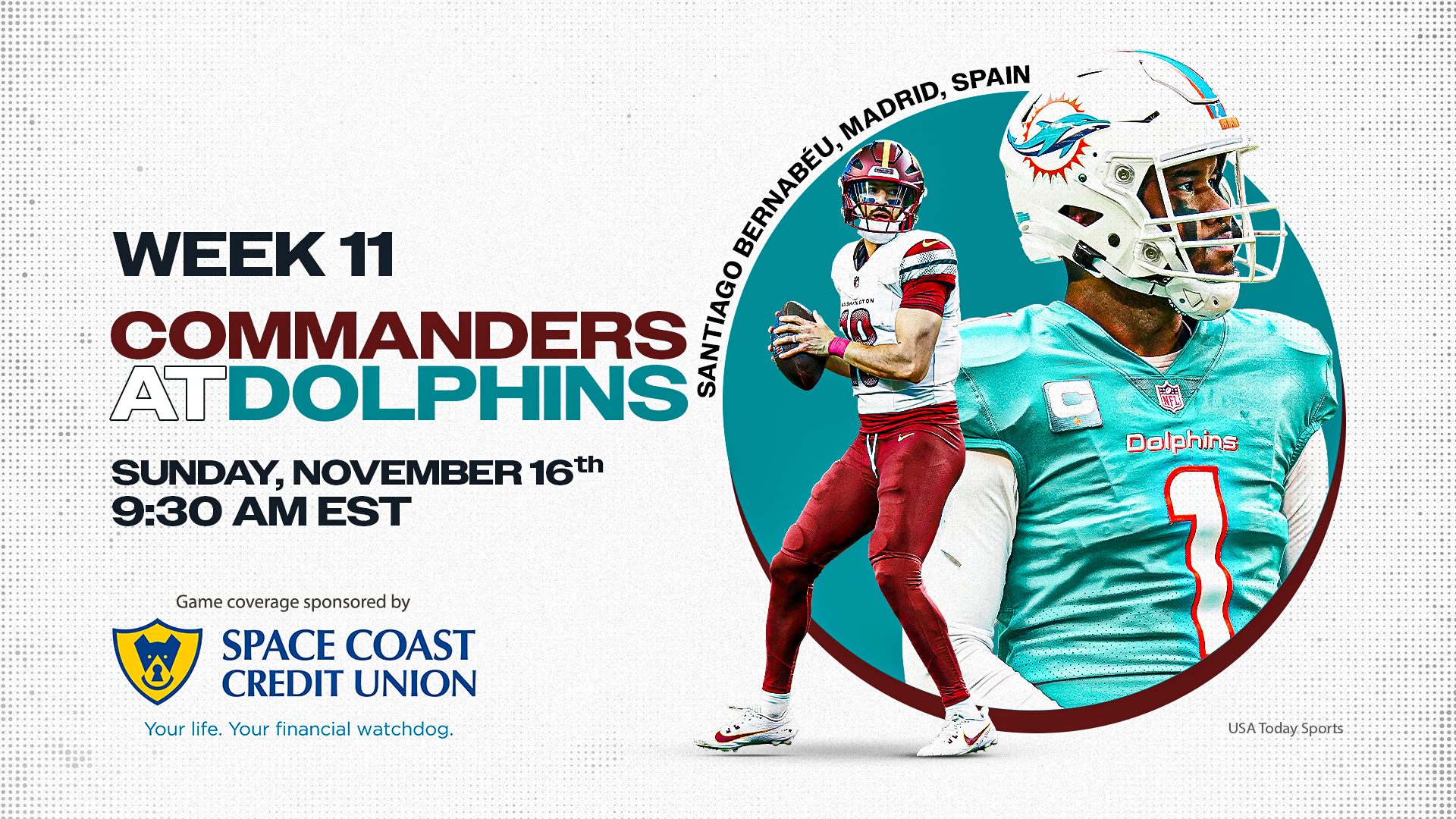 Dolphins vs. Commanders live updates: Week 11 game score, highlights