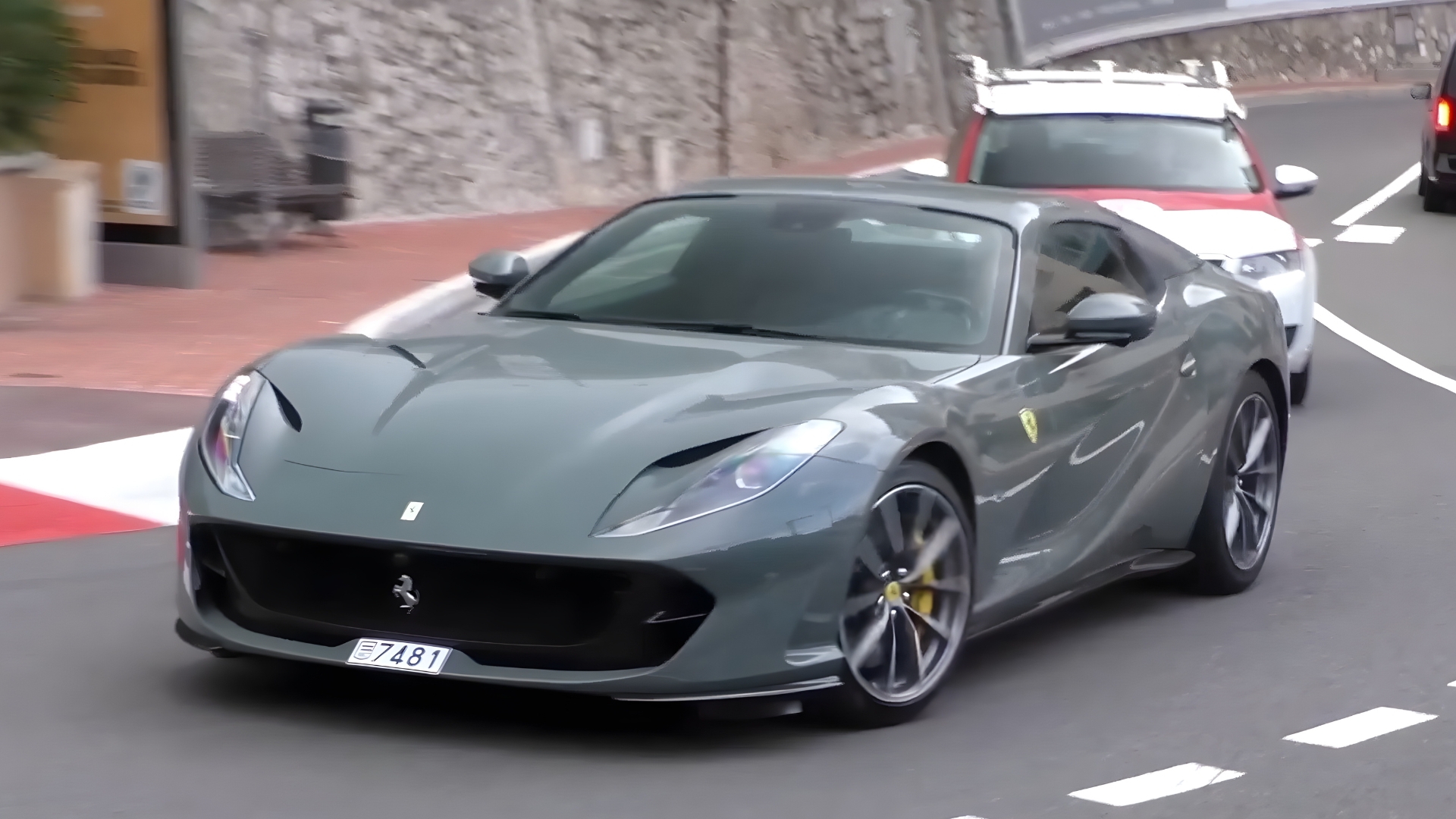 $350.000 Ferrari 812 Superfast Seen in Monaco