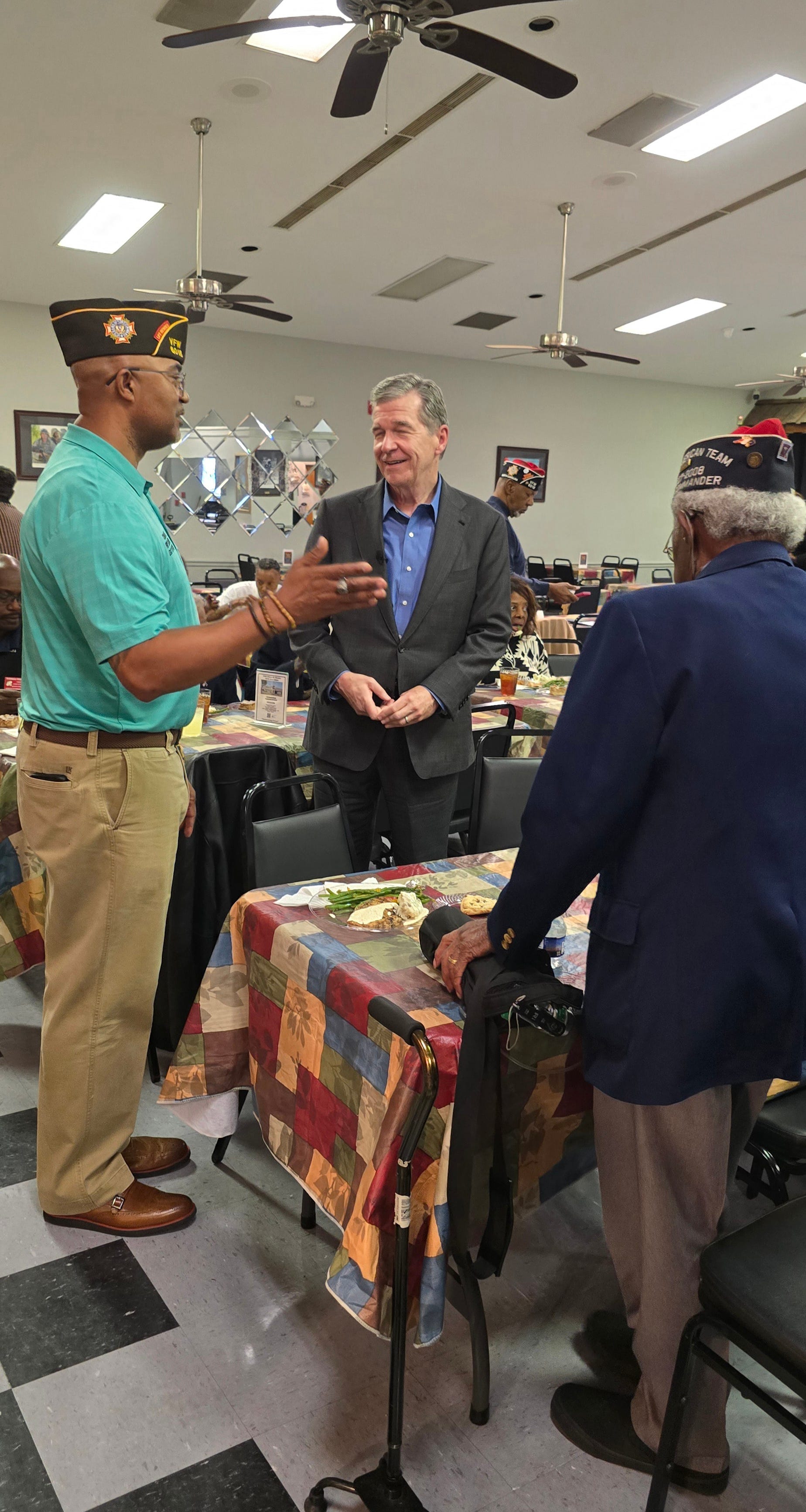 Tis the season — campaign season. Former Gov. Cooper drops by for lunch ...