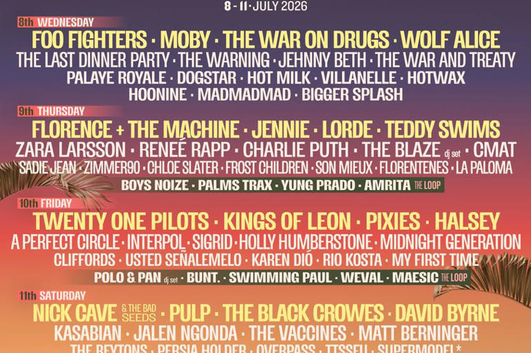This European music festival has a stacked line-up, 34C weather and is ...