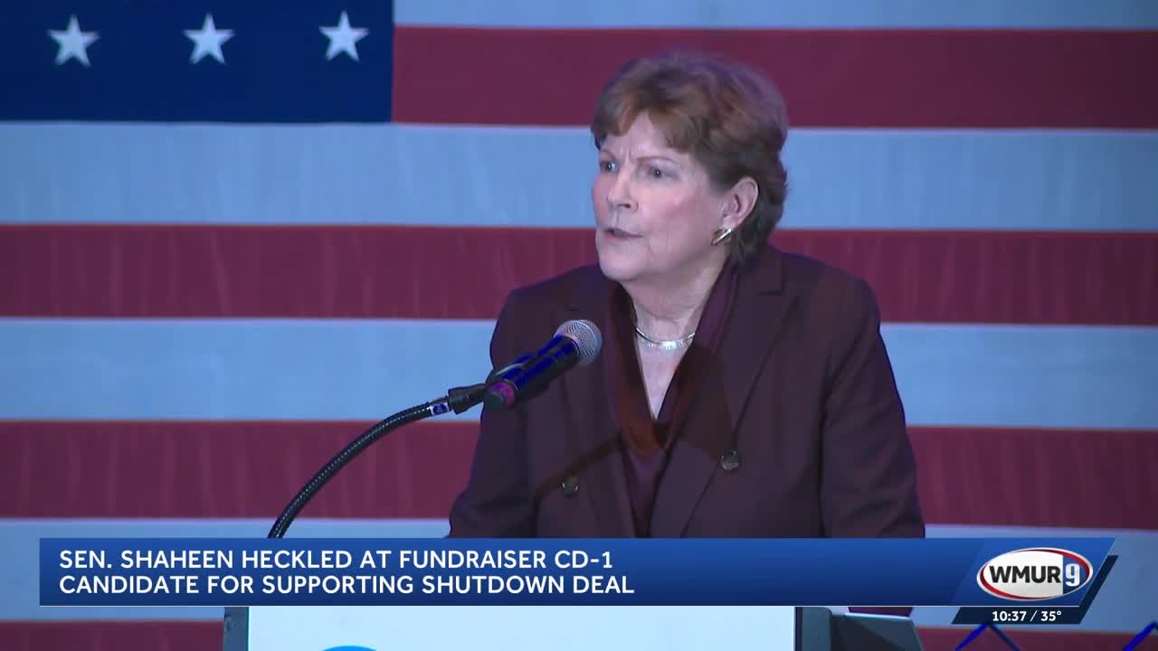 Sen. Shaheen fires back at heckler who calls her out for her vote to ...