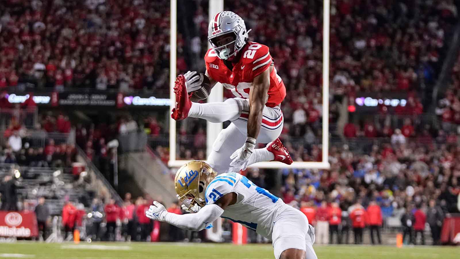 Ohio State RB James Peoples hurdles UCLA defender for insane touchdown