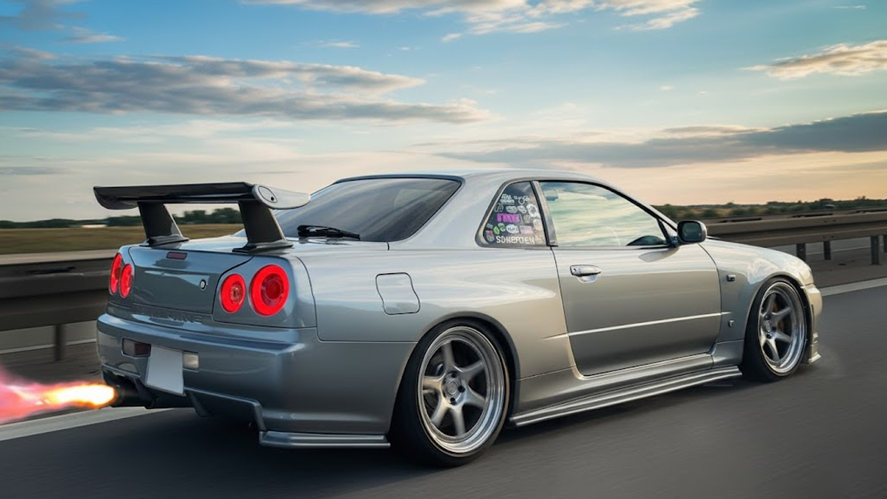 700HP R34 GTR Autobahn Highspeed Run