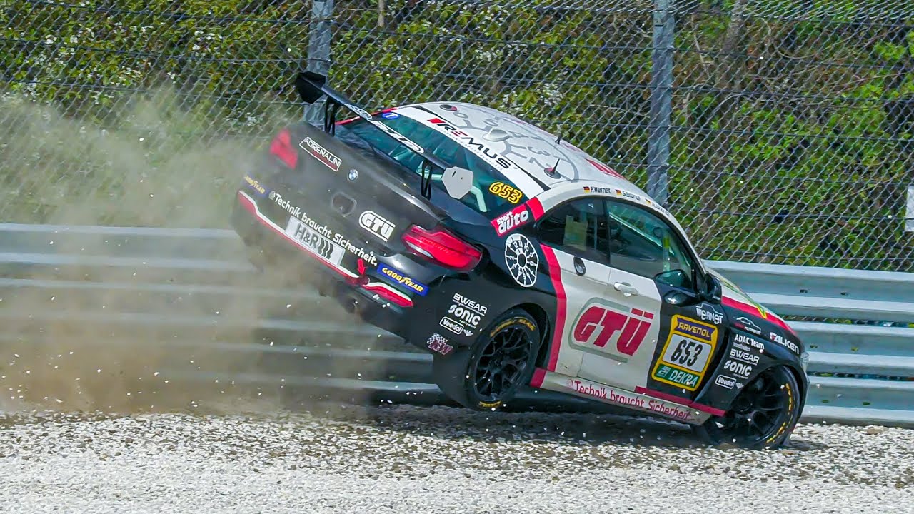 BMW M240i Crashes Hard at Nürburgring 24h Qualifiers