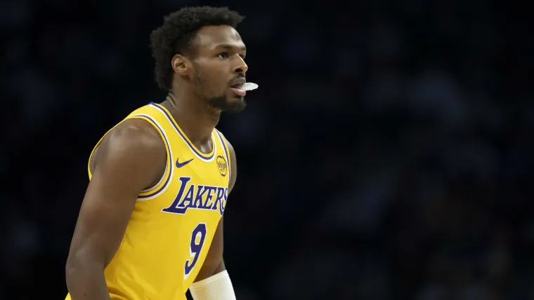 Bronny James stats today: Lakers guard makes first start of season in ...