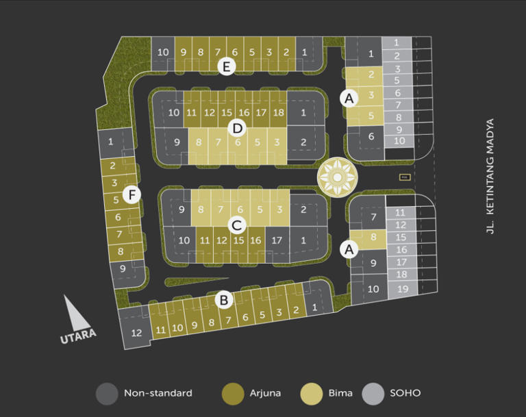 6 Contoh Site Plan Perumahan Modern dengan Desain Estetis