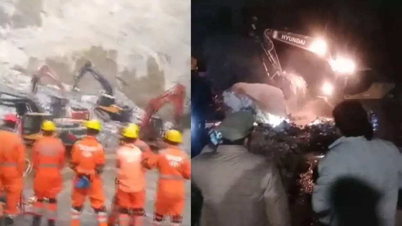 Stone quarry collapse in UP's Sonbhadra: 1 dead, 8 feared trapped ...