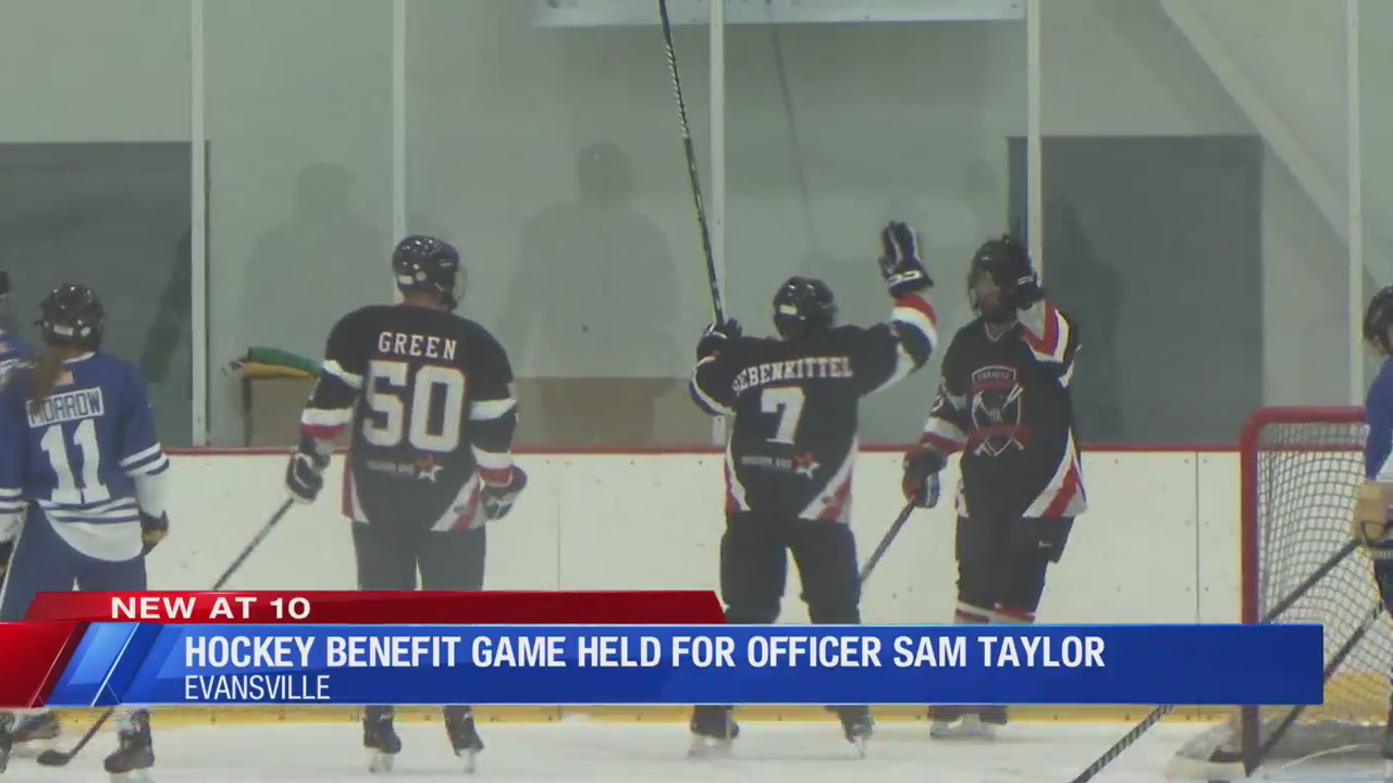 Hocky benefit game held for Officer Sam Taylor