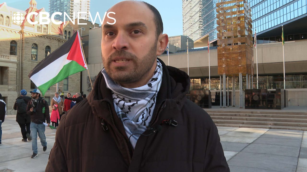 First Palestinian flag raising at Calgary city hall could be the last