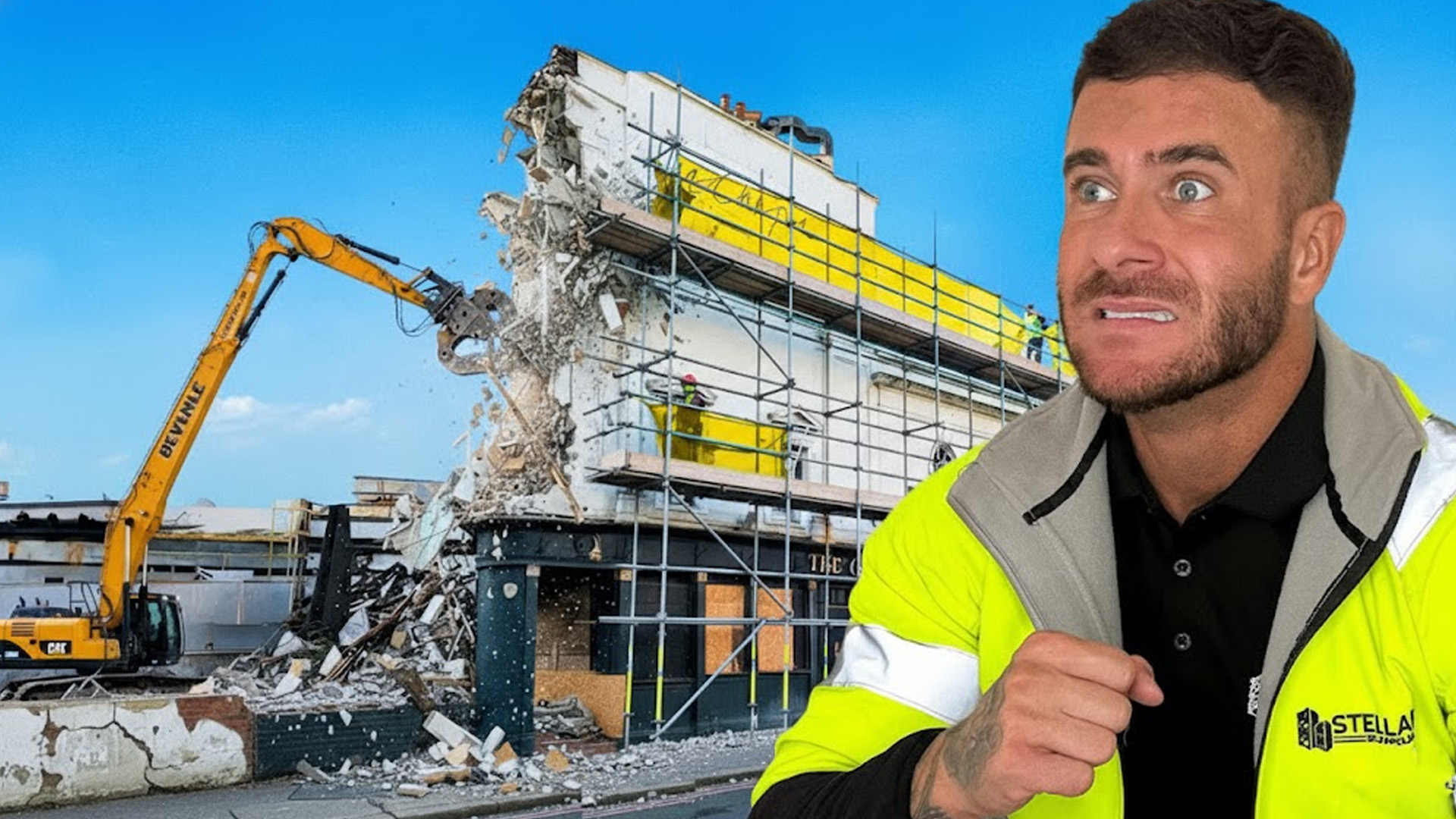 Full Scaffold Build For Emergency Demolition