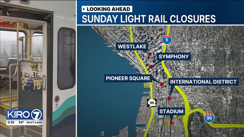 VIDEO: Light rail closures