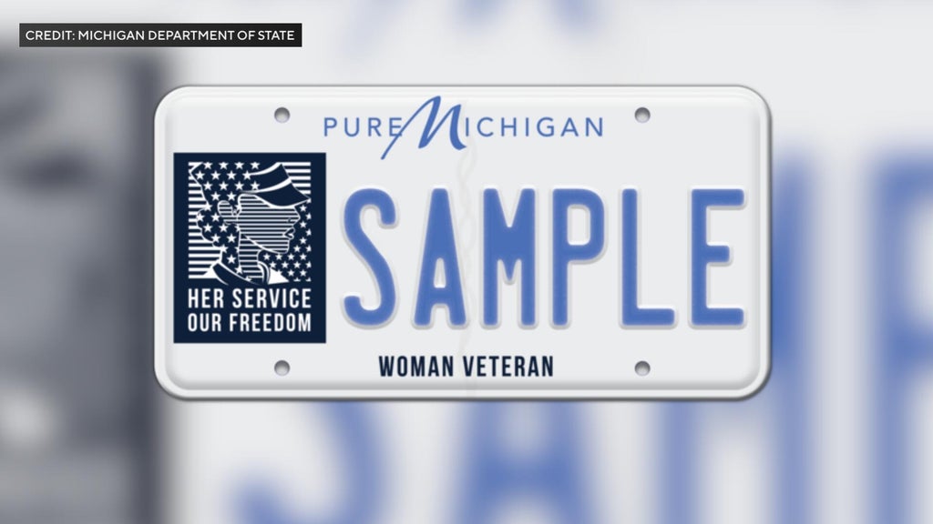 Michigan license plate celebrates women veterans with special tribute